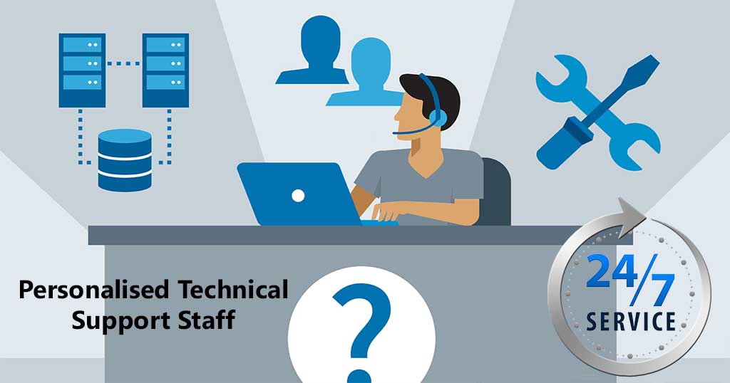 Personalised Technical support staff